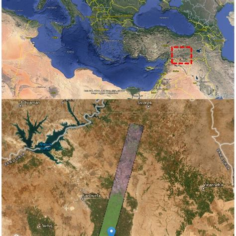 Hyperion Image And Ndvi Map For Harran A Hyperion Color Image B