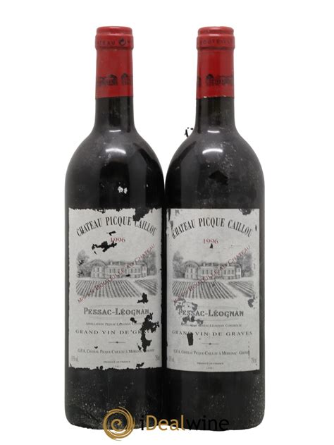 Buy Château Picque Caillou 1996 Lot 2374442