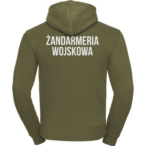 Żandarmeria Wojskowa napis bluza kangurka Kangurki Bluzy