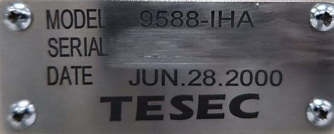 Tesec 9588 Iha Final Testing Equipment Used For Sale Price 293763310