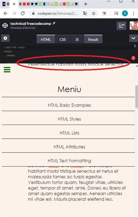 Spacing Build A Technical Documentation Page The Freecodecamp Forum