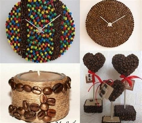 Какие поделки из кофейных зерен можно сделать