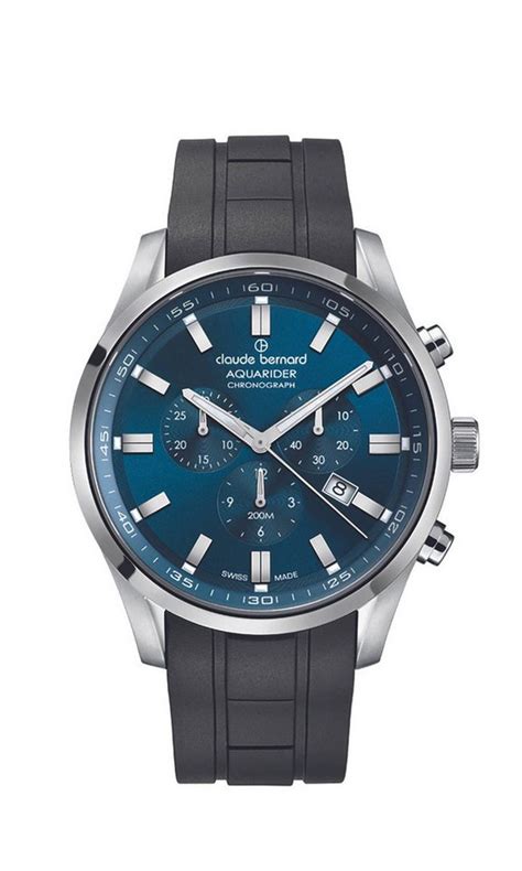 Claude Bernard Schweizer Uhr Aquarider Chronograph
