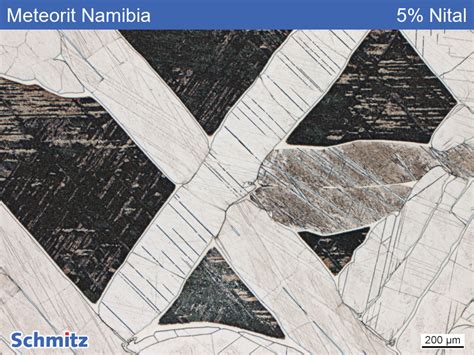Meteorite Namibia Disc Schmitz Metallographie Gmbh
