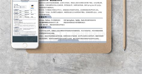 软件开发简历模板 It互联网软件开发工程师个人简历模板2 免费下载 Docx格式 编号70149765 千图网