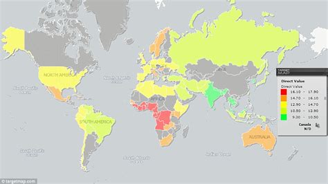 Stiff Competition Map Reveals Average Penis Sizes From Around The