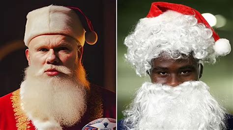 Haaland And Saka Santa Claus Edition Youtube