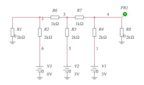 Voltage Ladder Multisim Live