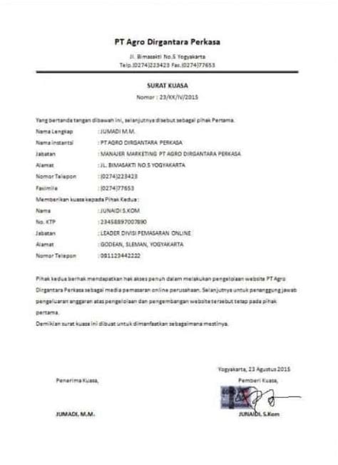 Detail Contoh Surat Bermaterai 6000 Koleksi Nomer 54