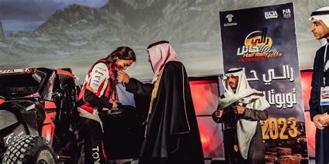 انجاز جديد لـ دانية عقيل حصاد المركز الثالث في رالي حائل الدولي