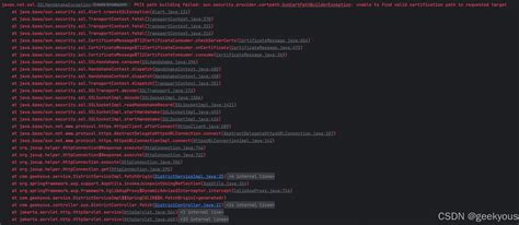 解决java中出现 Pkix Path Building Failed Curityprovidercertpath异常