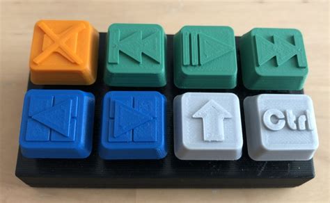 Mini Pc Keyboard 8 Keys Cherry Mx 3dthursday 3dprinting Adafruit