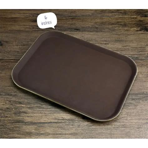 Rectangular Rubberized Non Stick Bar Tray Or Serving Tray Lazada Ph