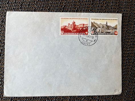 Enveloppe Avec Timbres Pro Patria 1943 Kaufen Auf Ricardo
