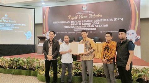 Jelang Pemilu DPS Se Kalsel Ditetapkan Ribu Pemilih Potensial Terancam Tak Bisa