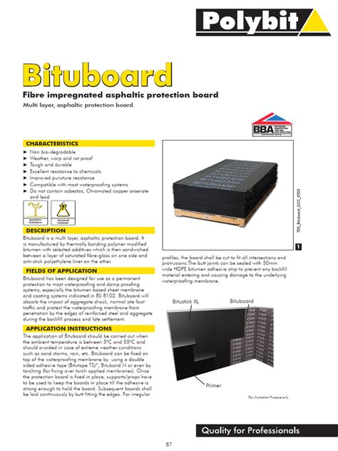 Mea Polybit Tds Polybit Bituboard En Mea Pdf Pallet Materials