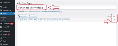 How To Embed Bodygraph Chart Into WordPress BodyGraph Chart Help