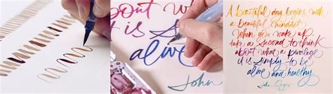 Curso online Caligrafía itálica con brush pen Bego Viñuela Galarraga