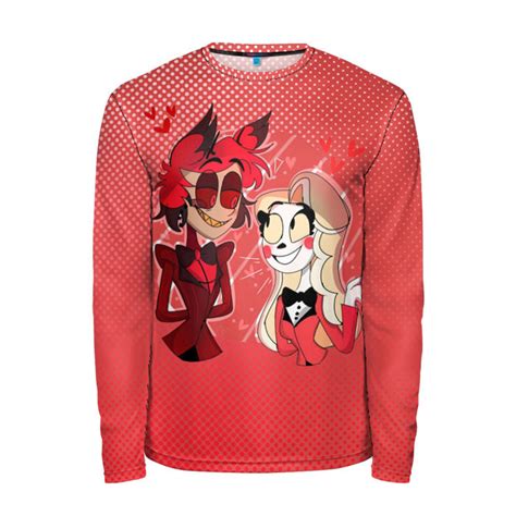 Мужской лонгслив 3d Отель хазбин — купить со скидкой 20 на «Все Футболки Ру Принт — 1983701