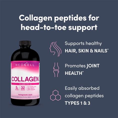 Neocell Collagen Pomegranate Liquid 473ml Nz Health Store