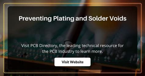 How To Avoid Voids In Pcbs Pcb Directory Posted On The Topic Linkedin