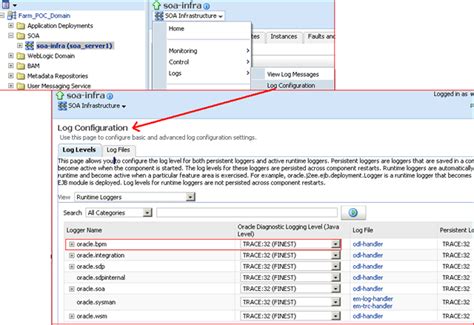 Soa Suite Loggingxml Oracle Technologies Primer