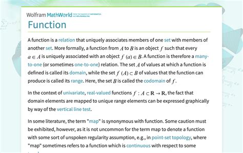 Function From Wolfram Mathworld