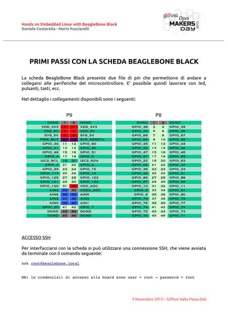 Primi Passi Con La Scheda Beaglebone Black Pdf