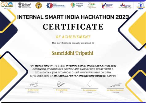 Samriddhi Tripathi On Linkedin Sih2023