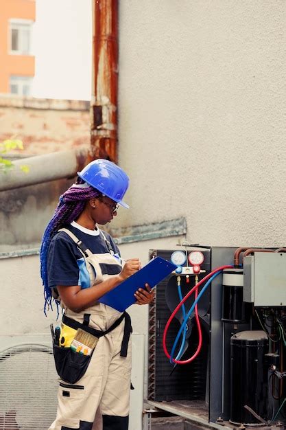 Free Photo Knowleadgeable Engineer Commissioned For Leaks Checking