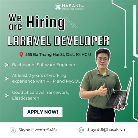 Hasakivn On Linkedin Hasaki Laraveldeveloper Hasakituyendung Hiring