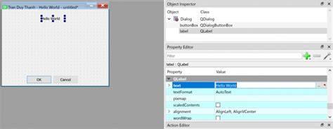 Bài Cài đặt và sử dụng Python Qt Designer Trần Duy Thanh