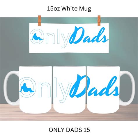 Onlydads Logo White Ceramic Mug Unique T For Dads Available In