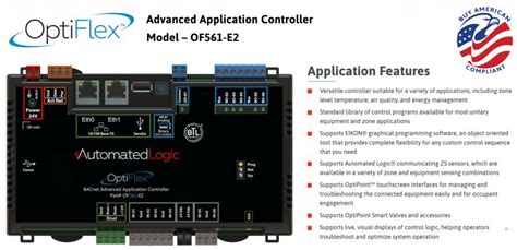 Automated Logic Corporation On Linkedin Bacnet Optiflex Buyamerican Webctrl Iaq