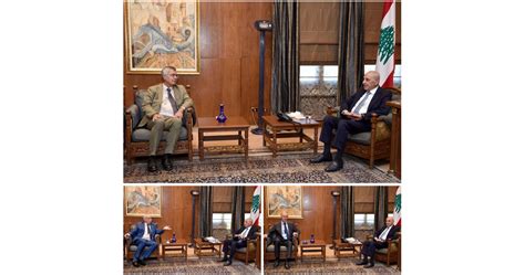 الوكالة الوطنية للإعلام بري عرض الاوضاع مع سفراء البرازيل وبلجيكا