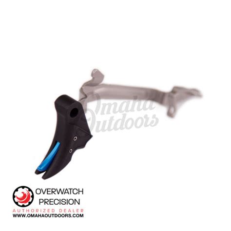 Overwatch Precision Falx Trigger For Glock 17 19 Gen 34 Black Blue
