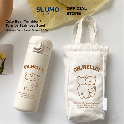 Jual Suumo Tumbler Premium Gaya Korea Termos Stainless Steel 304 350ml Shopee Indonesia