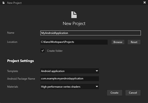 working with kanzi android framework droidfw projects kanzi