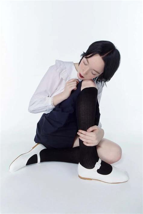 Sandy Liang Mary Jane Pointe Nappa Flats White Garmentory