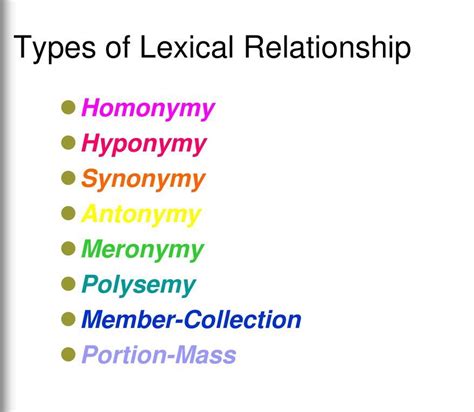 Define Lexical Items At Jack Belser Blog
