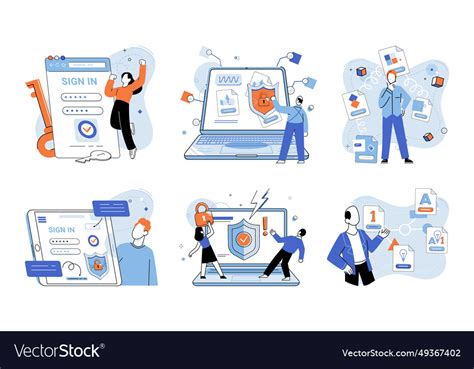 Login Password Royalty Free Vector Image Vectorstock