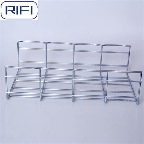 Fire Resistance 300mm Cable Tray Wire Mesh Tray For Electrical Raceway
