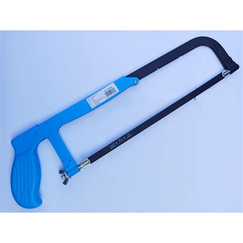 เลื่อยตัดเหล็ก ตัดไม้ ตัดท่อ Pvc ตราแรด จับสบายมือ พร้อมใบเลื่อย 12 นิ้วโครงเหล็กหนา แข็งแรง ทน