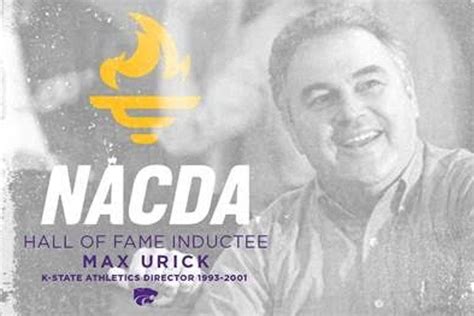 Former Kansas State Ad Max Urick Elected To Nacda Hall Of Fame