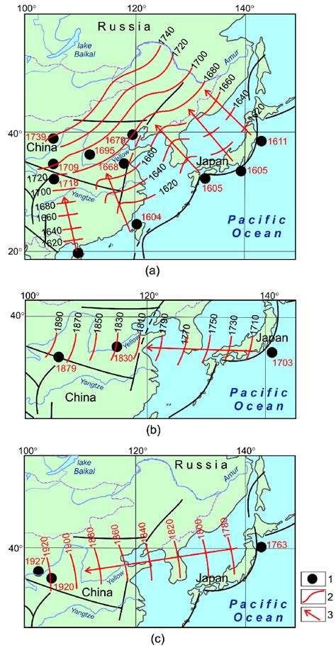 Migration Of Earthquakes From The Pacific Subduction Zone Toward