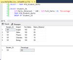 How To Calculate Percentage In An SQL Statement My Tec Bits