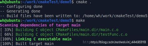Linux Makefile：使用cmake生成makefile文件cmake写makefile Csdn博客