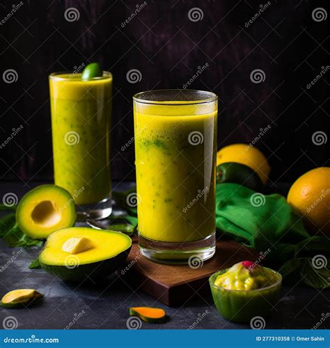 Sweet And Tangy Aam Panna With Fresh Mango Stock Illustration