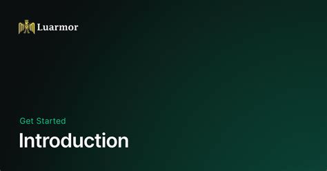 Introduction Documentation