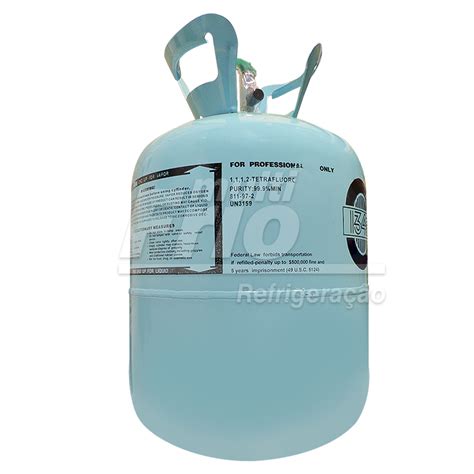 Gás R a Botija kg Refrigerante a R